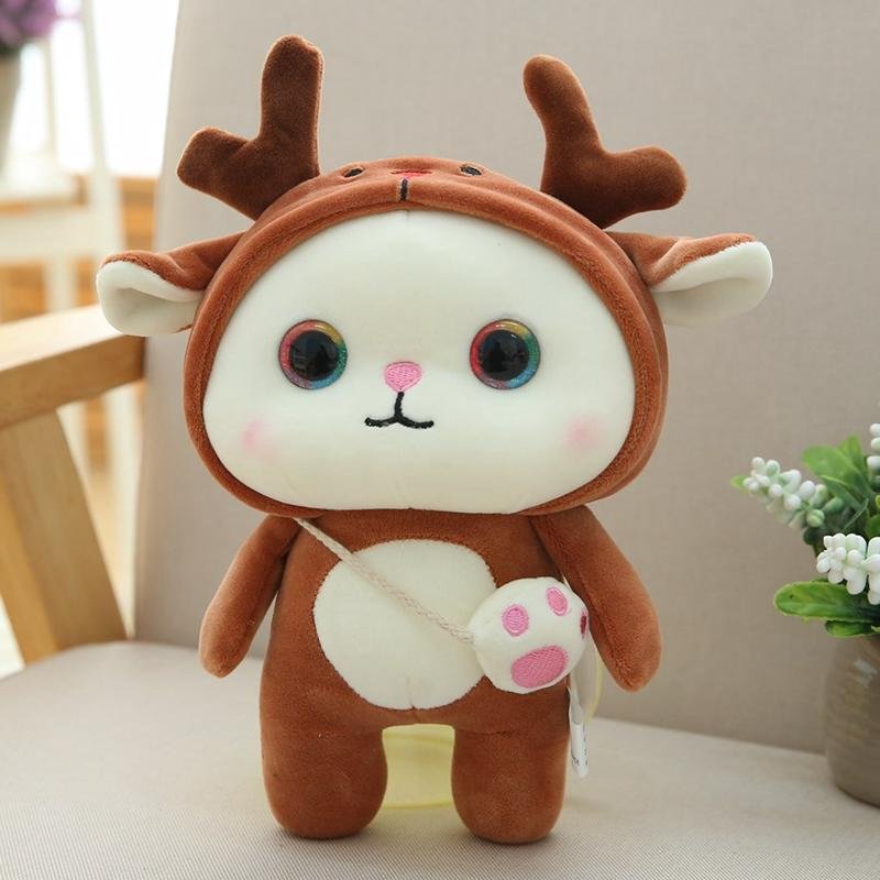 Camouflage Cat Plush Doll