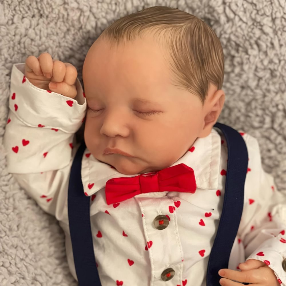 Reborn Baby Boys Doll 12'' Realistic Simulation Handsome Silicone ...