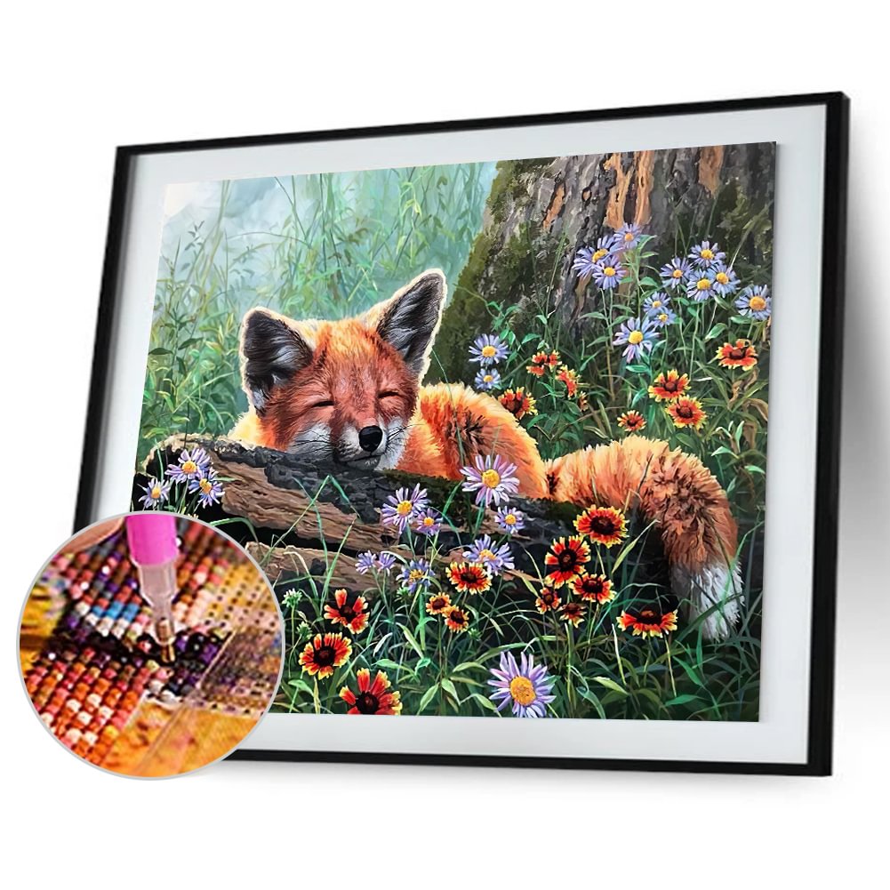 Diamond Painting - Full Square - fox