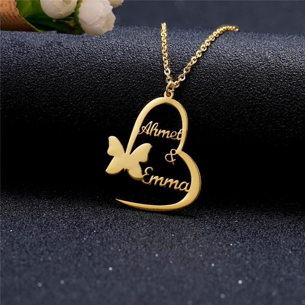Personalized Angel Wing Name Necklace | Name Necklace