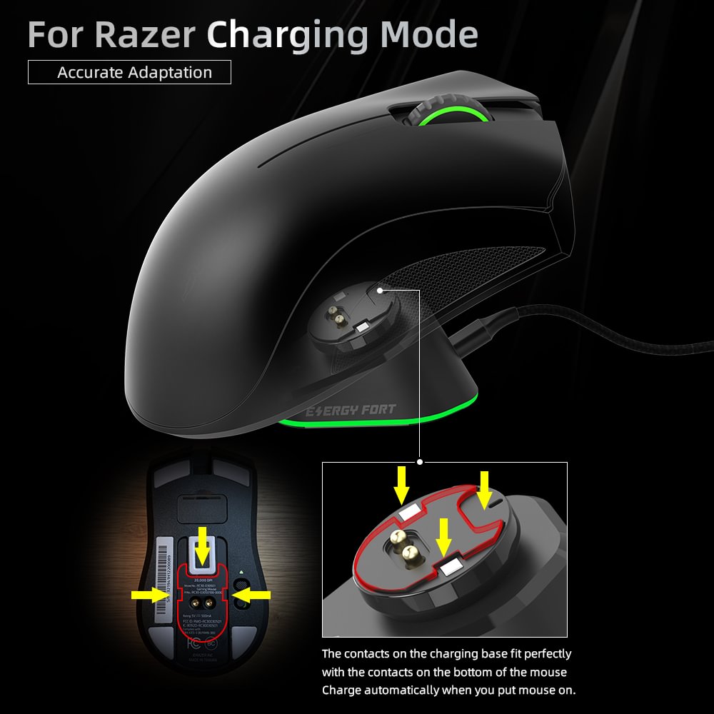 Mouse Wireless Charger for Logitech G Pro X Superlight G502 lightspeed ...