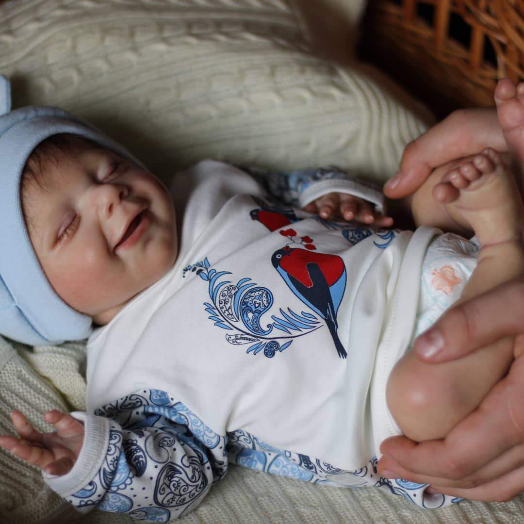 Realistic 20'' Little Grayson Reborn Baby Doll