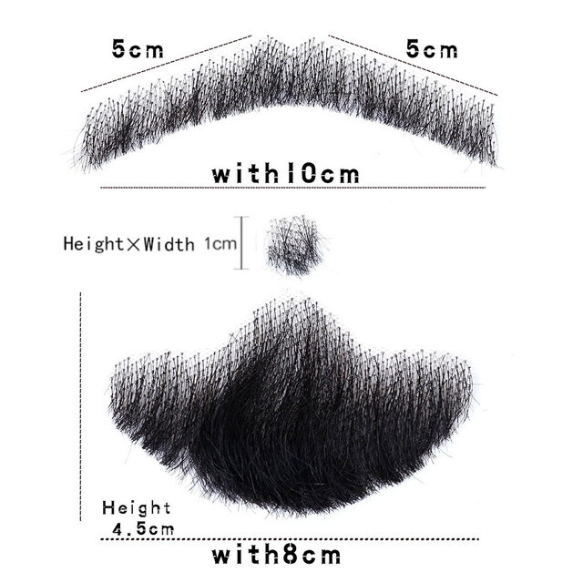 Lace Beard Fake Beard For Men Mustache Hand Made By Real Hair