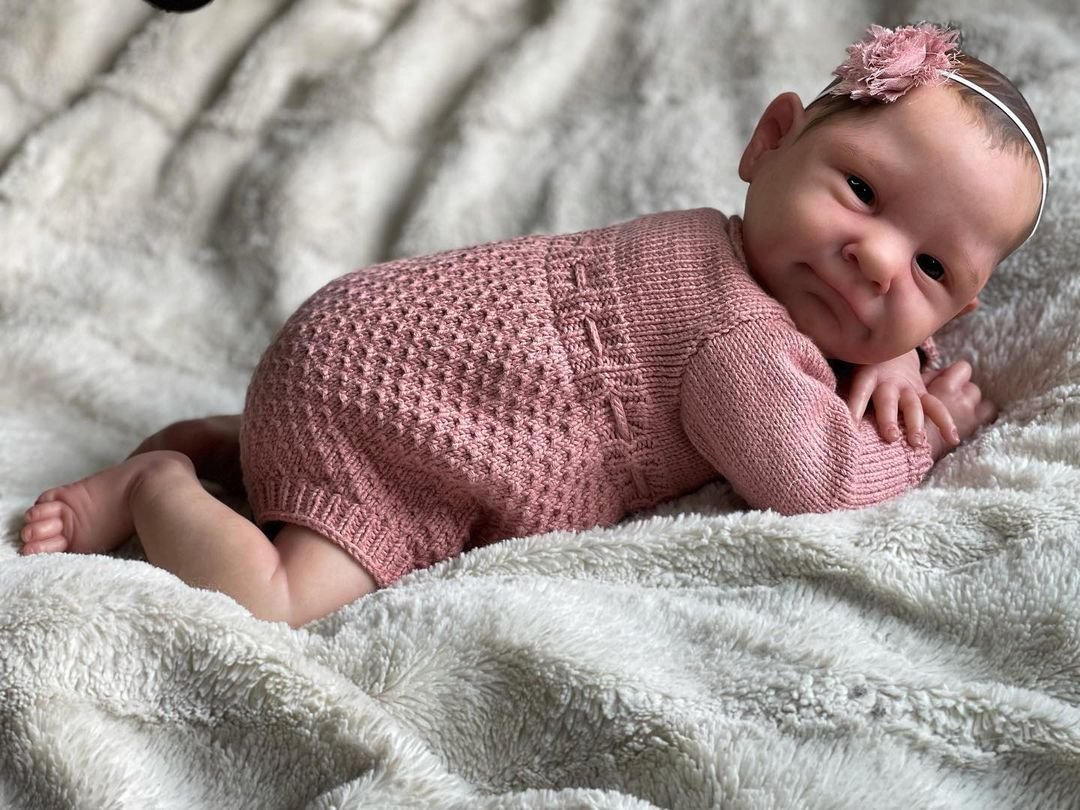 19.5'' Newly Lifelike Reborn Baby Eva Realistic Fake Baby Toy