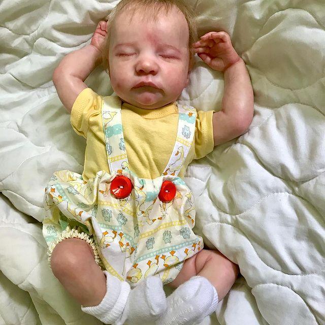 12'' Enchanting Damian, Cute Realistic Soft Silicone Vinyl Dolls Toy