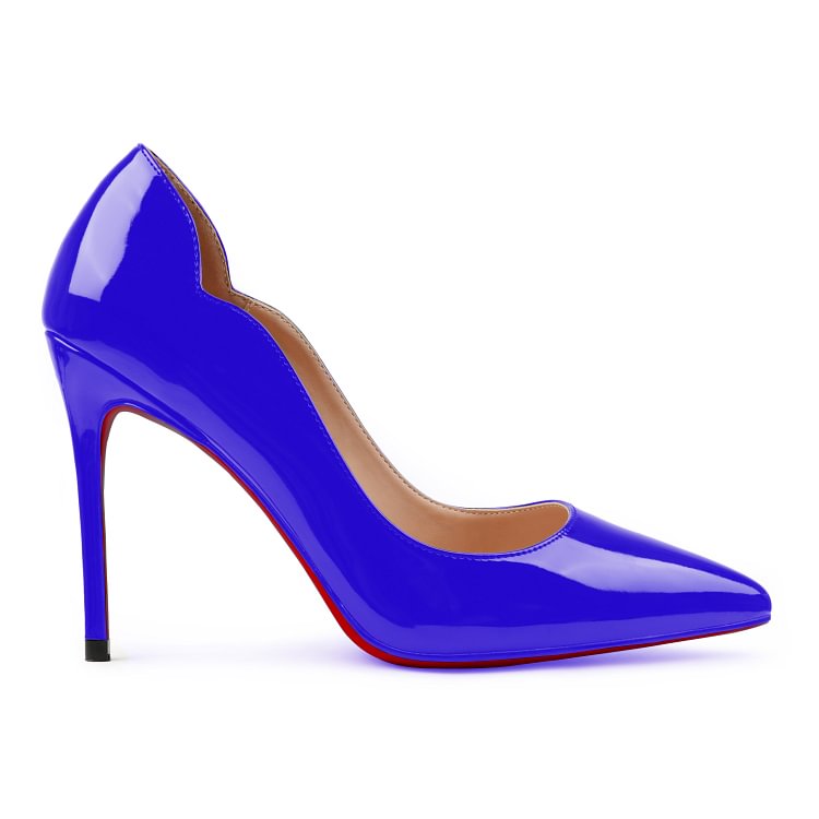 100mm Women's High Heels for Party Wedding Black Pumps