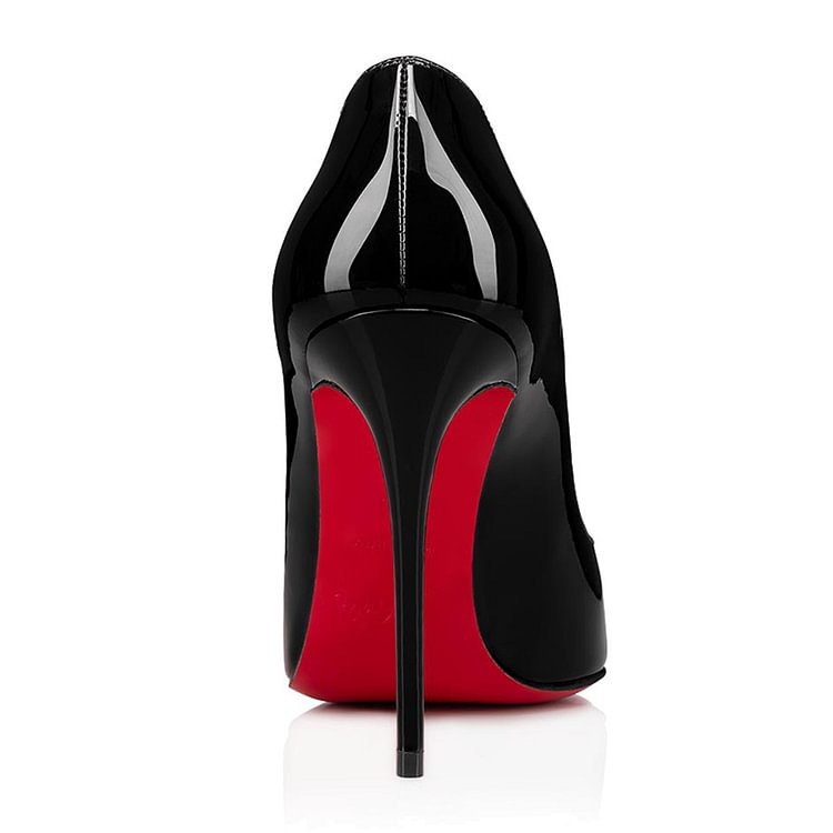 100mm Women's High Heels for Party Wedding Black Pumps