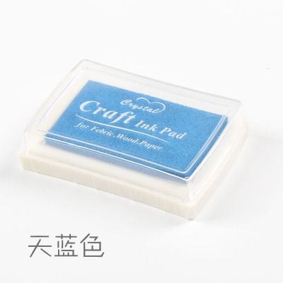 JOURNALSAY 1pc 15 Colors Planner Scrapbooking Silicone Oil Big Ink Pad