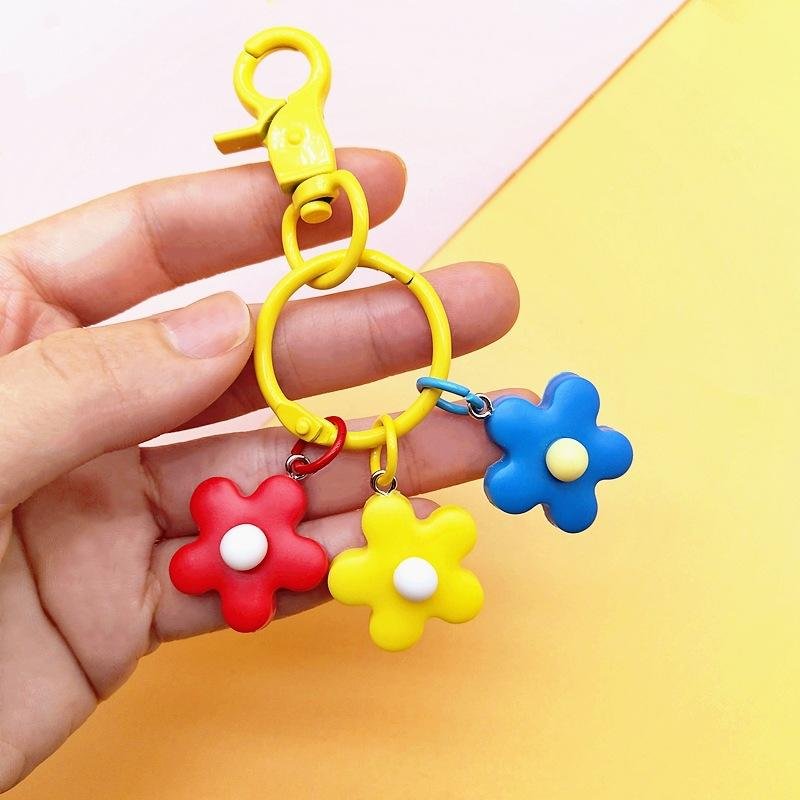 Cute Flower Colorful Keychain