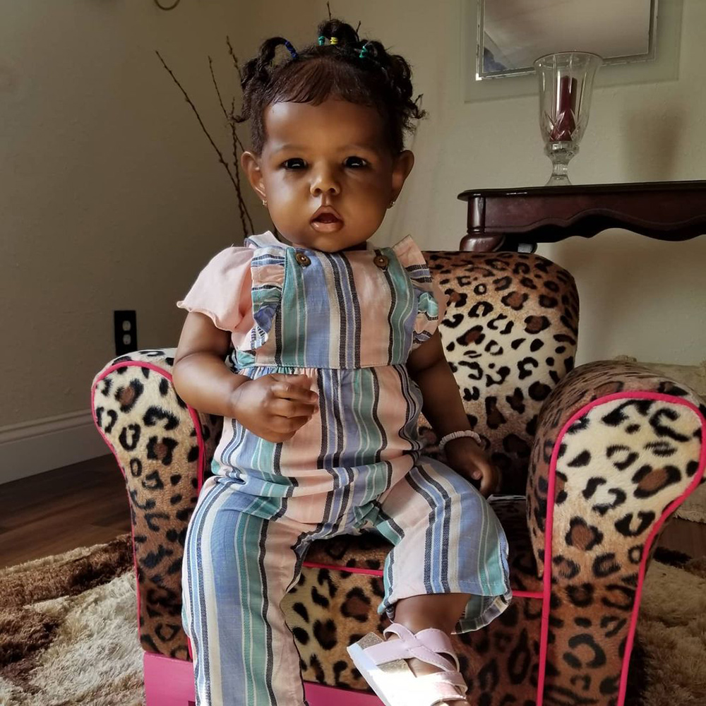 [NEW!] 20" Hand-washable Realistic African American Rebirth Baby Suit ...