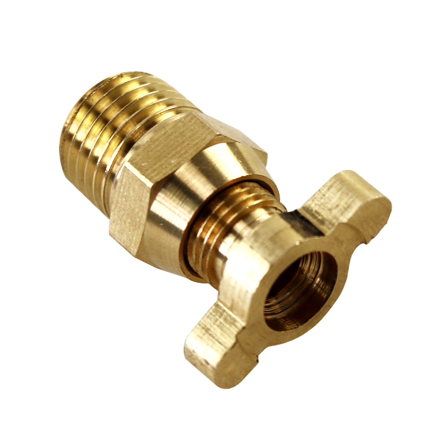 1/4" NPT Radiator Brass Petcock Drain For Aluminum Radiator