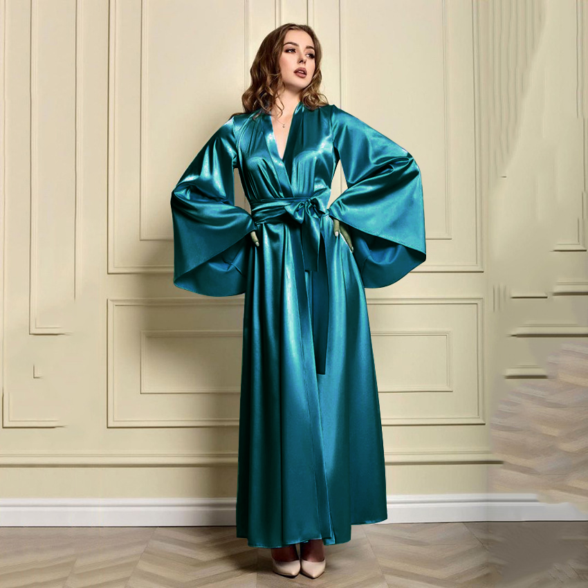 Luxury Long Silk Robe For Women In Multiple Colors | Real Silk Life
