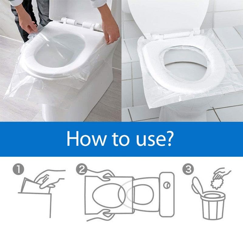 Biodegradable Disposable Toilet Pad (50 PCS)