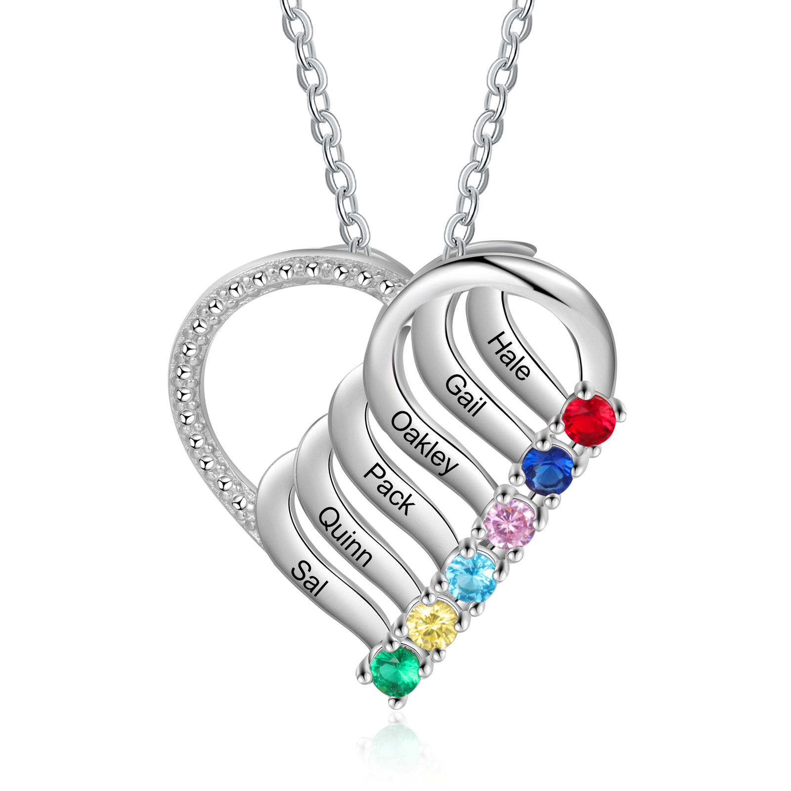 Personalized Heart Necklace With 6 Names For Lover personalized-heart-necklace-with-6-names-for-lover