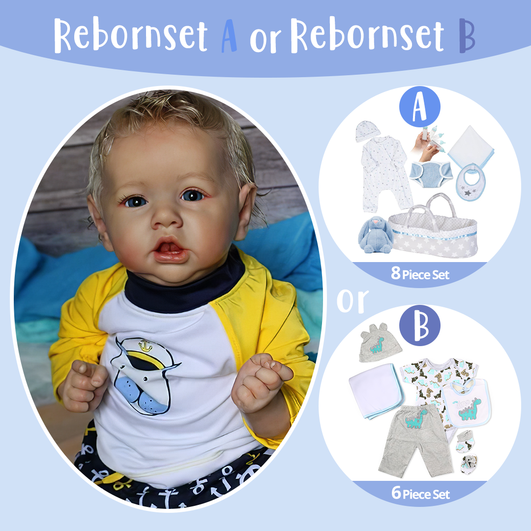 Dollish 20"Little Ruby Reborn Saxia Baby Doll Girl, Realistic＆Lifelike ...