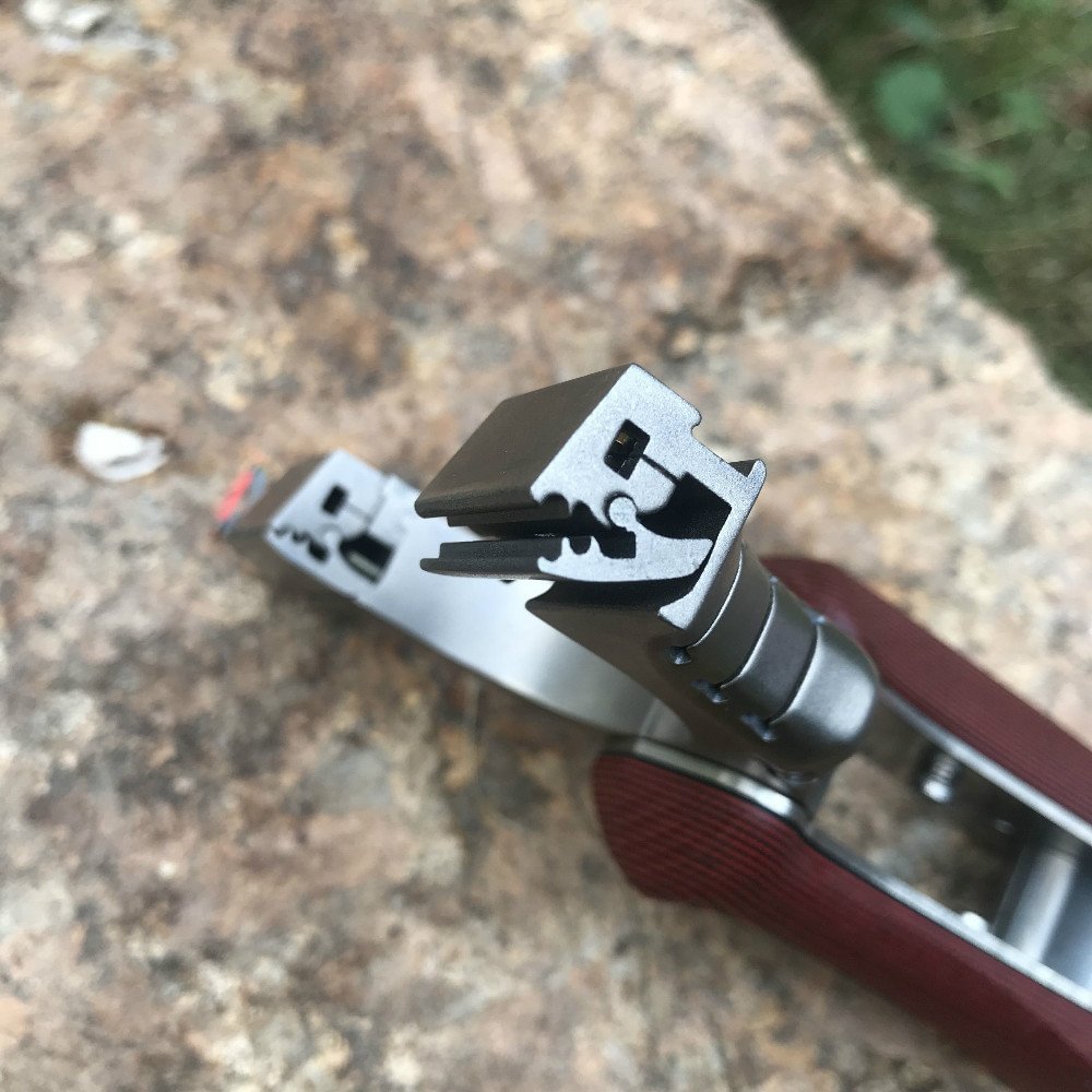 Snipersling Slingshots: S-Pangolin Foldable Titanium Slingshot With ...