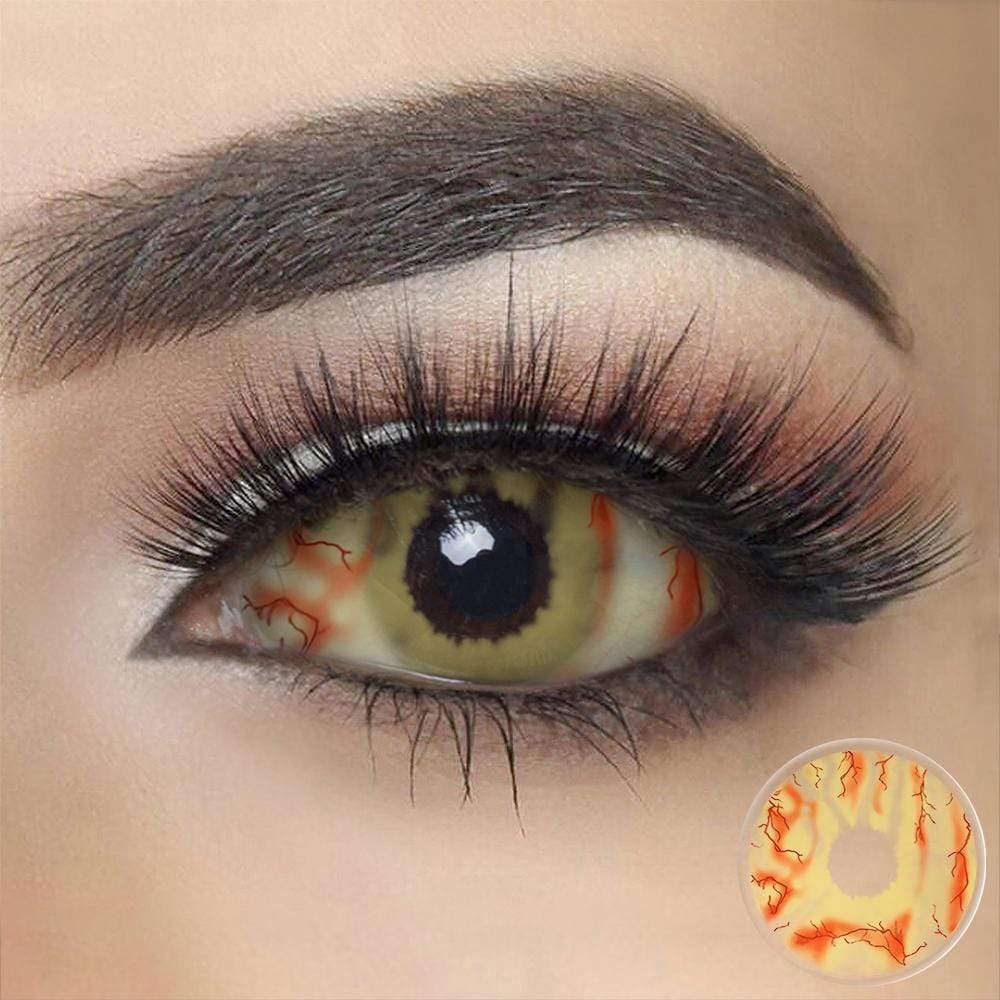 Red and Yellow Sclera Eyes | FreshGo