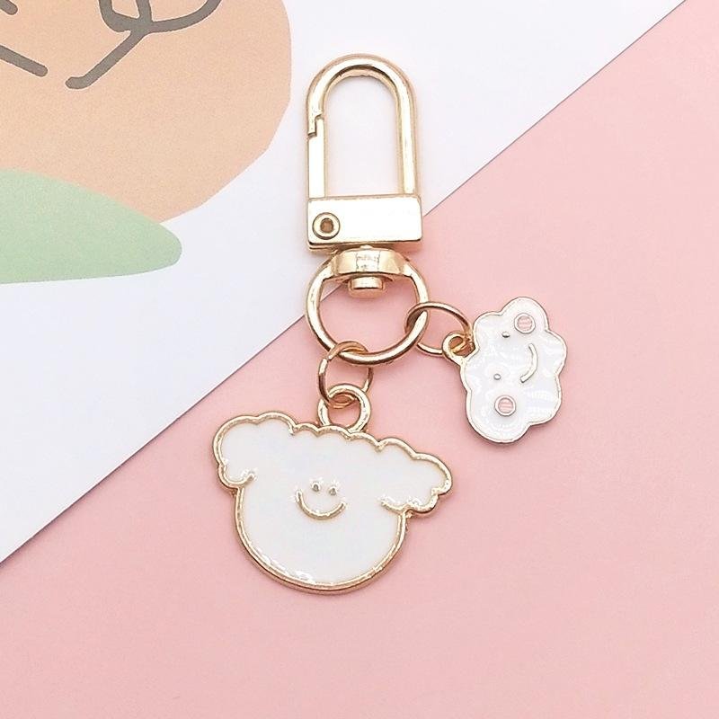 Cute Cartoon Metal Keychain