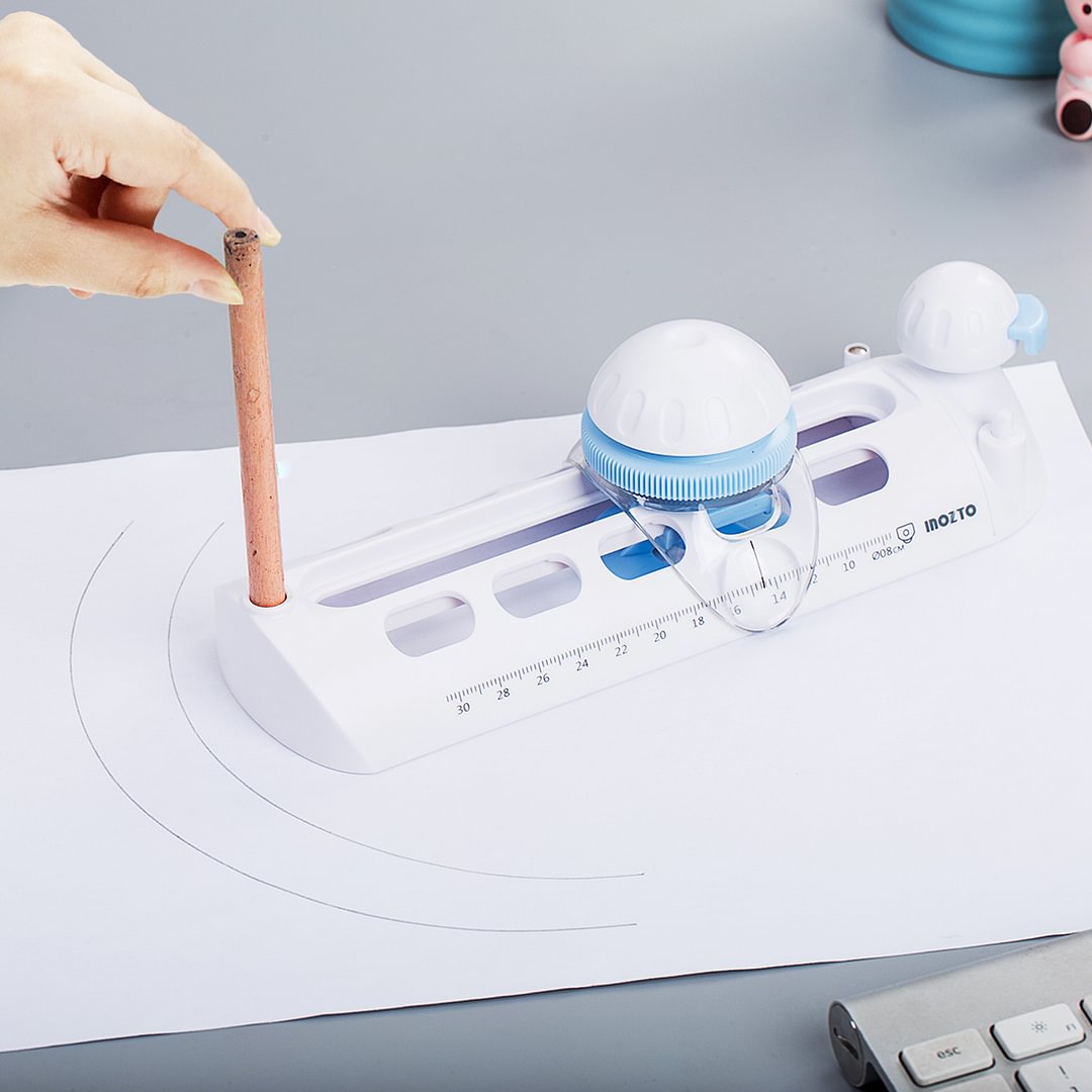 Compass Circle Cutter Circular Cut Drawing Circle Ruler Paper Trimmer ...